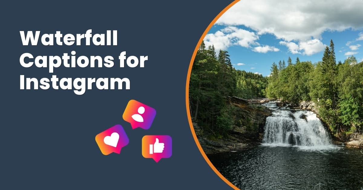 50 Captivating Waterfall Captions for Instagram in 2024 - Thun Land