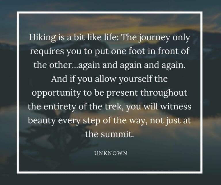+90 Inspiring Hiking Quotes to Fuel Your Next Adventure - Thun Land
