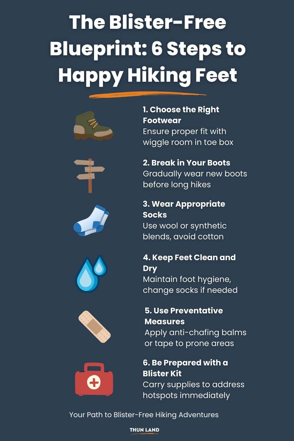 How to Prevent Hiking Blisters: 6 Essential Tips & Tricks - Thun Land